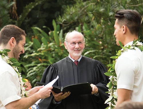 Justices Levinson and Foley - Hawaii LGBT Legacy Foundation