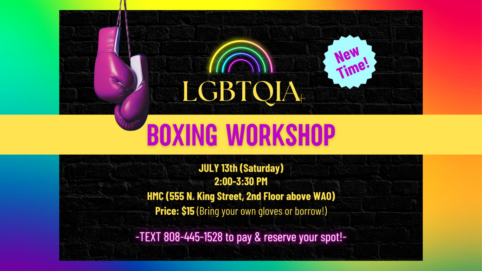 LGBTQIA+ Boxing Workshop with LKE Dojo - Hawaii LGBT Legacy Foundation